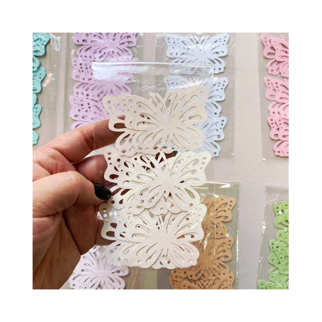 Pack Mariposas «Colores Pasteles Simple» x10 unidades – Tienda de Deseos